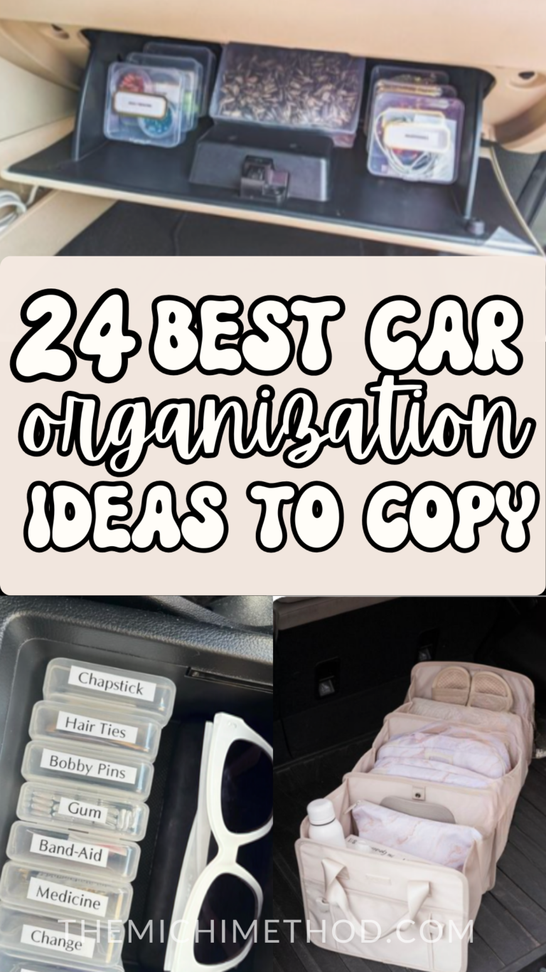 24 Genius Ways to Organize Your Car from a Pro - The Michi Method